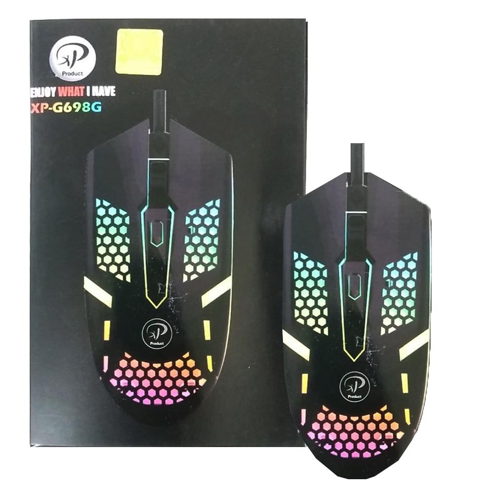 ماوس گیمینگ سیمی xp-G698G | خرید عمده محصولات وریتی | فروشگاه پاسارگاد