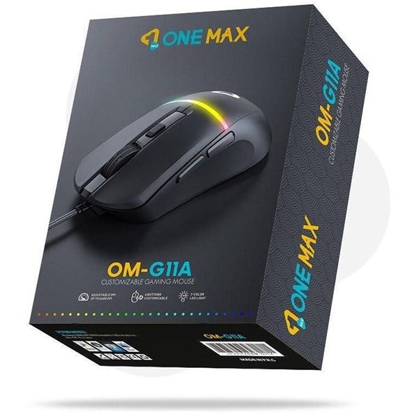 موس گیمینگ وان مکس مدل OM-G11A - خرید عمده لوازم جانبی | فروشگاه پاسارگاد