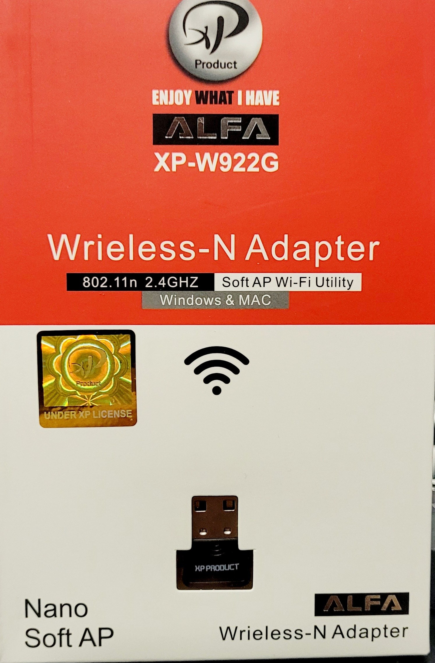 دانگل شبكه واي فاي XP 922 | خرید عمده محصولات وریتی | فروشگاه پاسارگاد